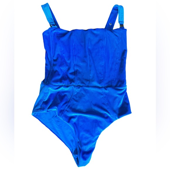 Swim | Revel Ray Swimsuit Bathing Suit Blue One Piece Small | Poshmark